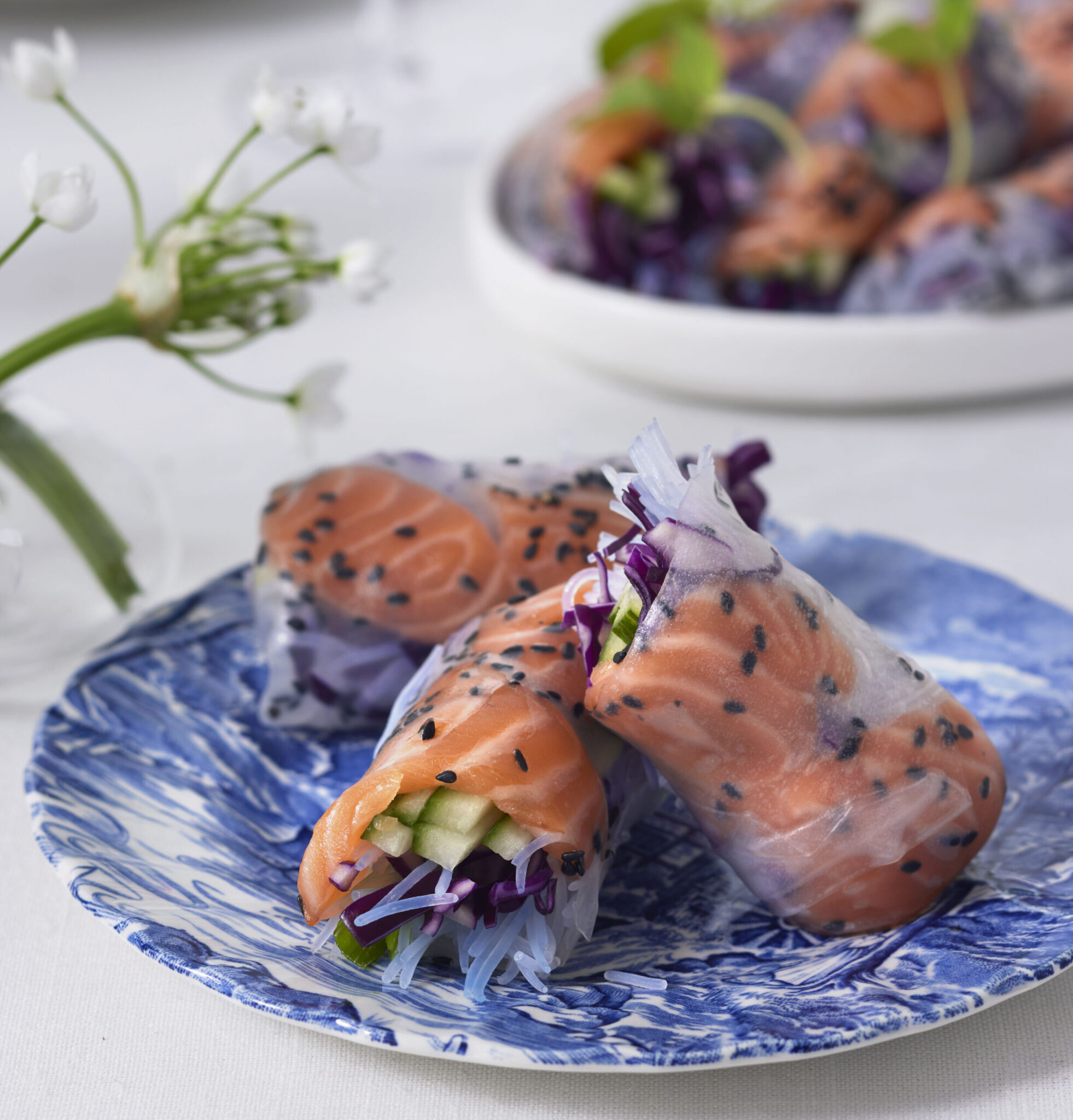 Asiatisk sommerrull – Frøya Salmon